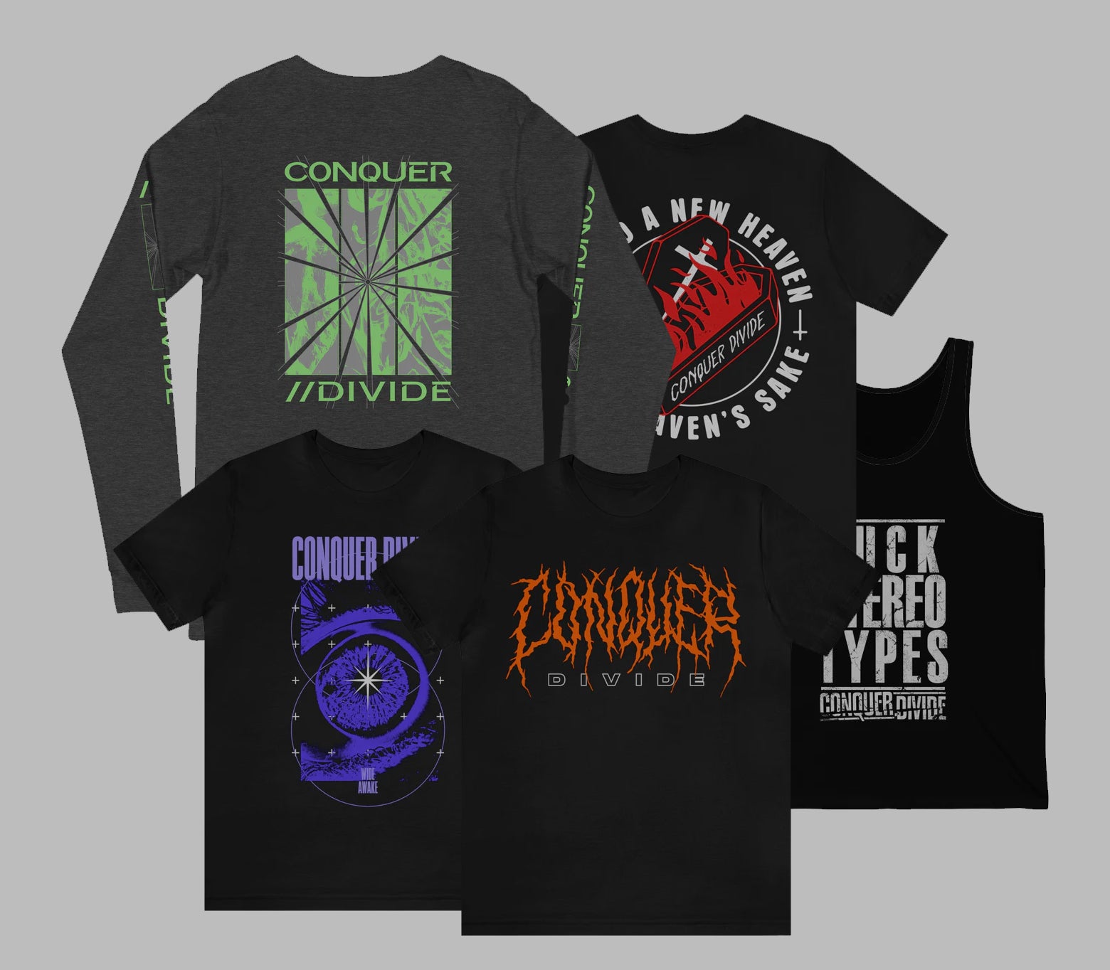 Tees + Tanks – Conquer Divide